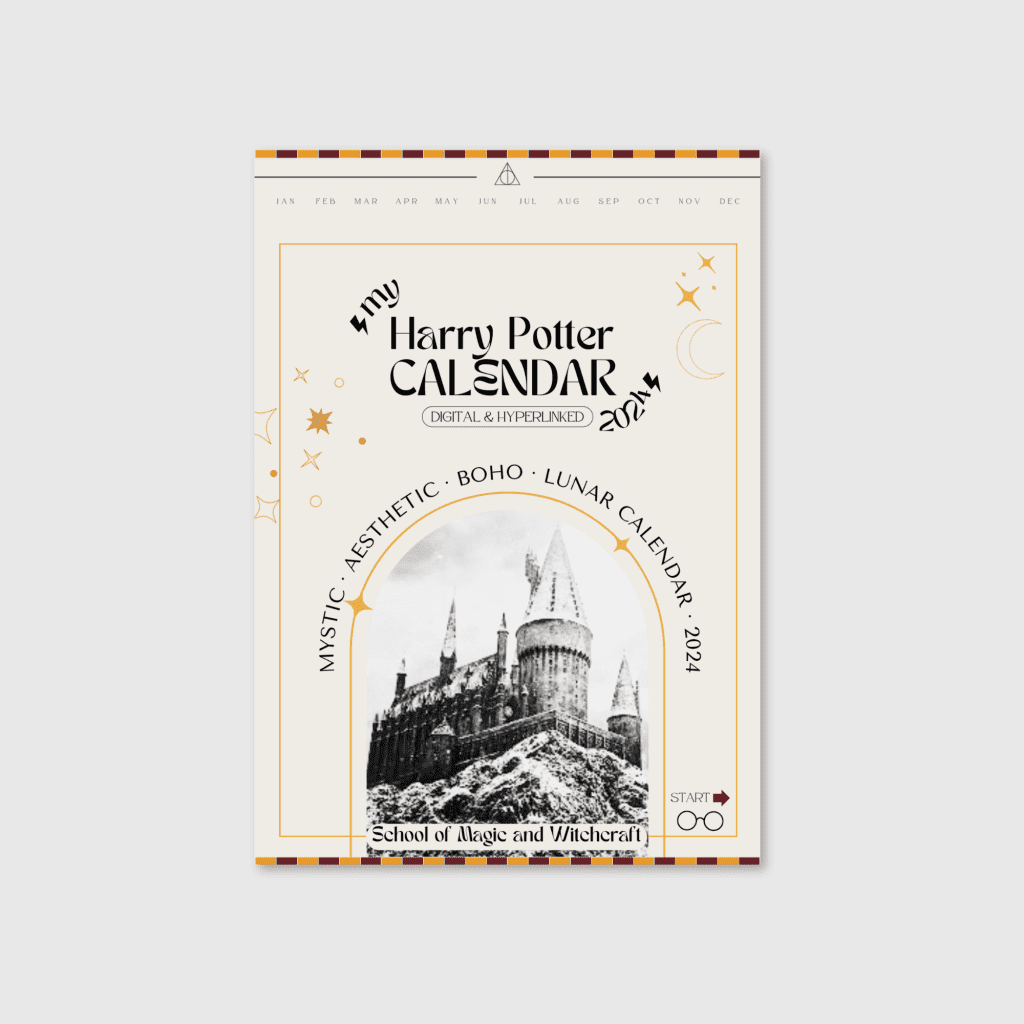 Magic Calendar 2024 | Hogwarts Houses, Harry Potter - Uvanda