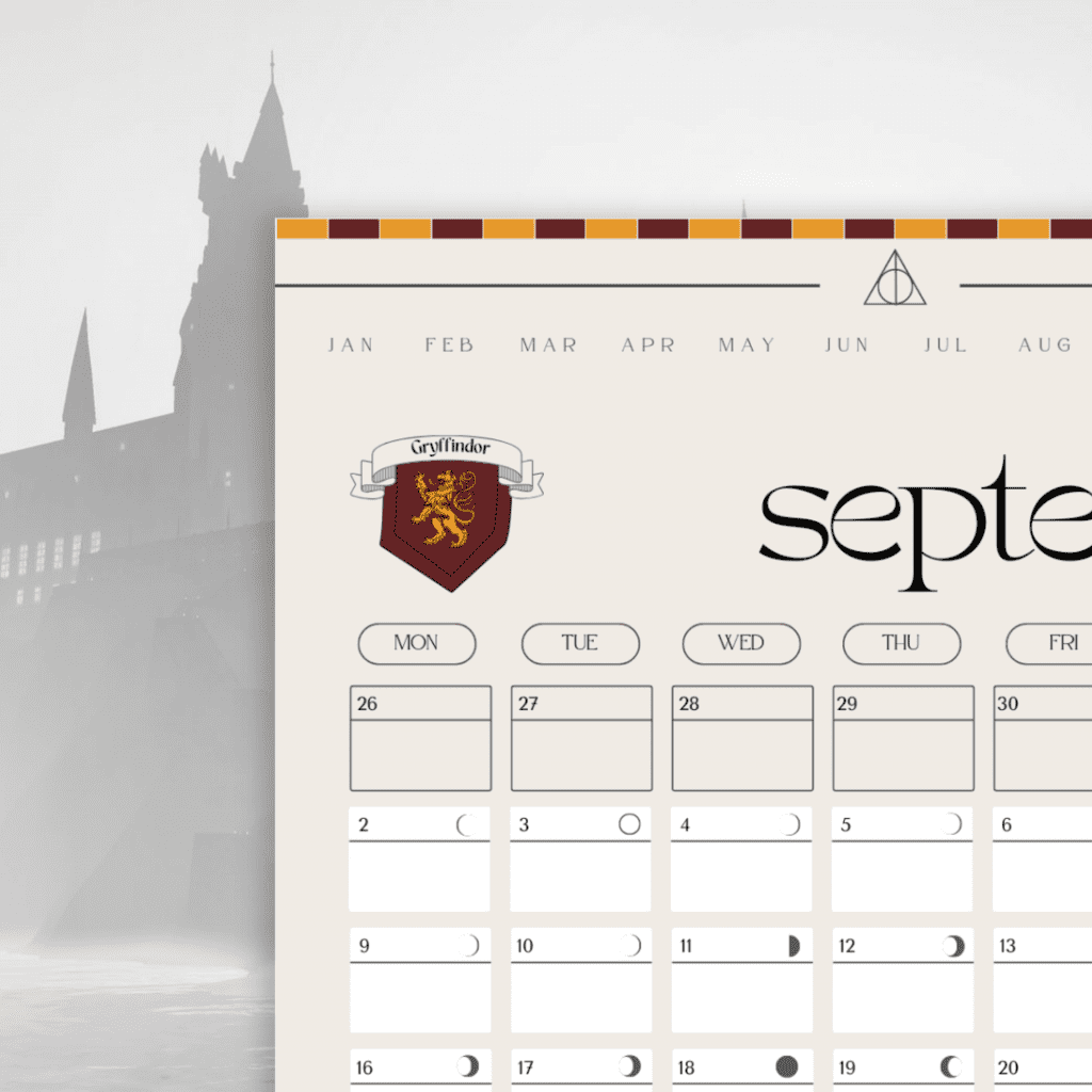 Magic Calendar 2024 | Hogwarts Houses, Harry Potter - Uvanda