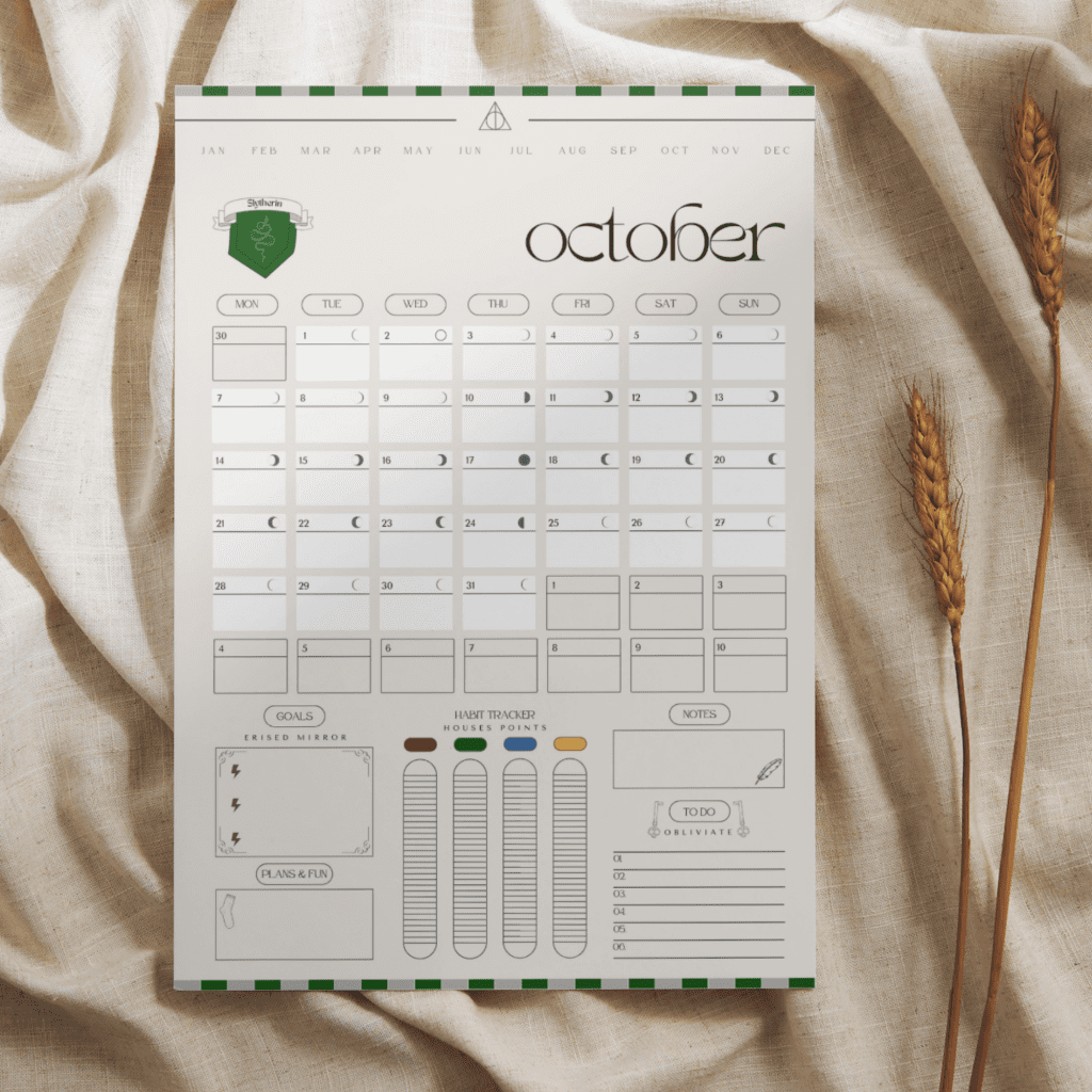 Magic Calendar 2024 | Hogwarts Houses, Harry Potter - Uvanda
